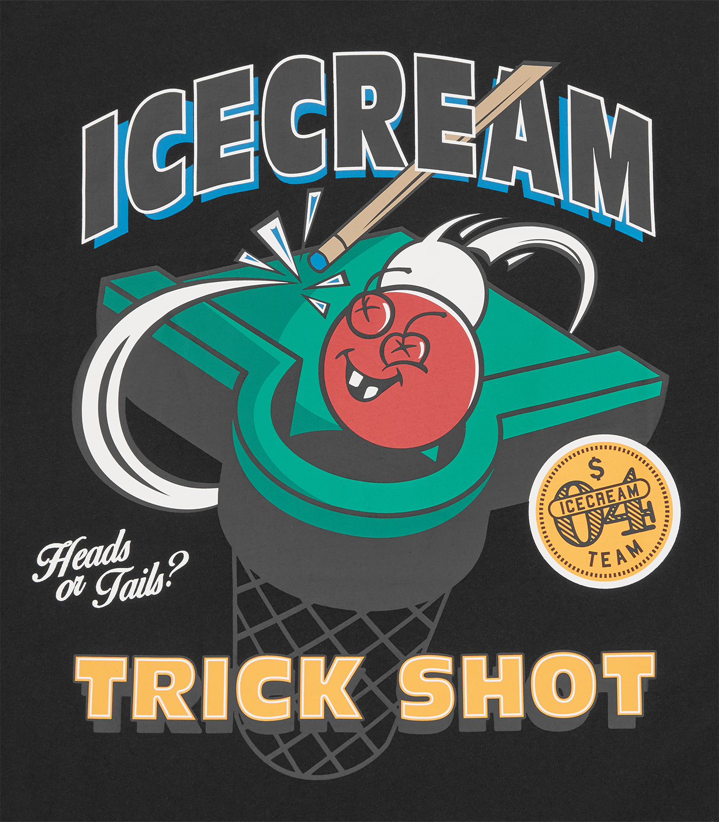 TRICK SHOT T-SHIRT - BLACK – Billionaire Boys Club
