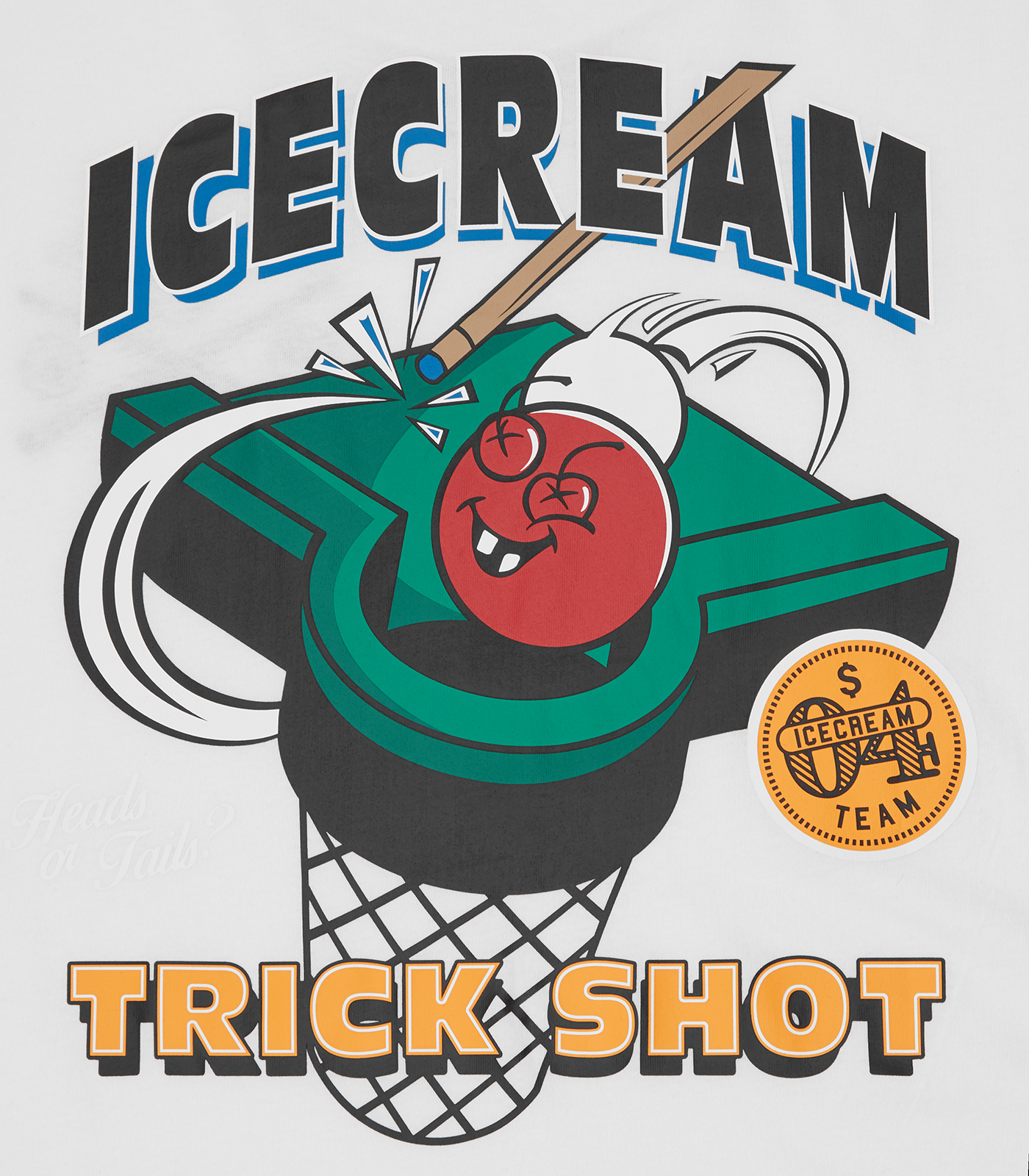 TRICK SHOT T-SHIRT - WHITE – Billionaire Boys Club